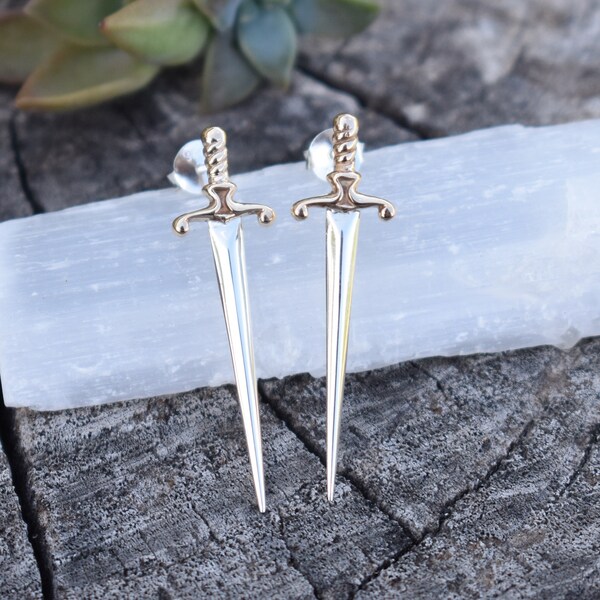 Sword Earrings - Etsy