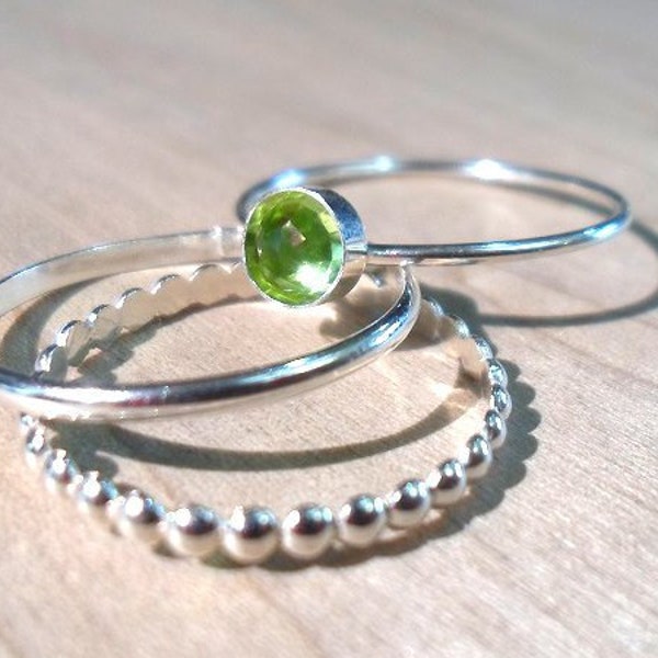 Stacking Ring Set - Etsy