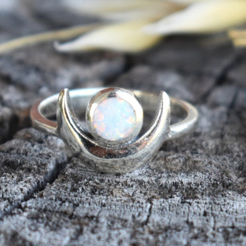 Moon Ring - Etsy