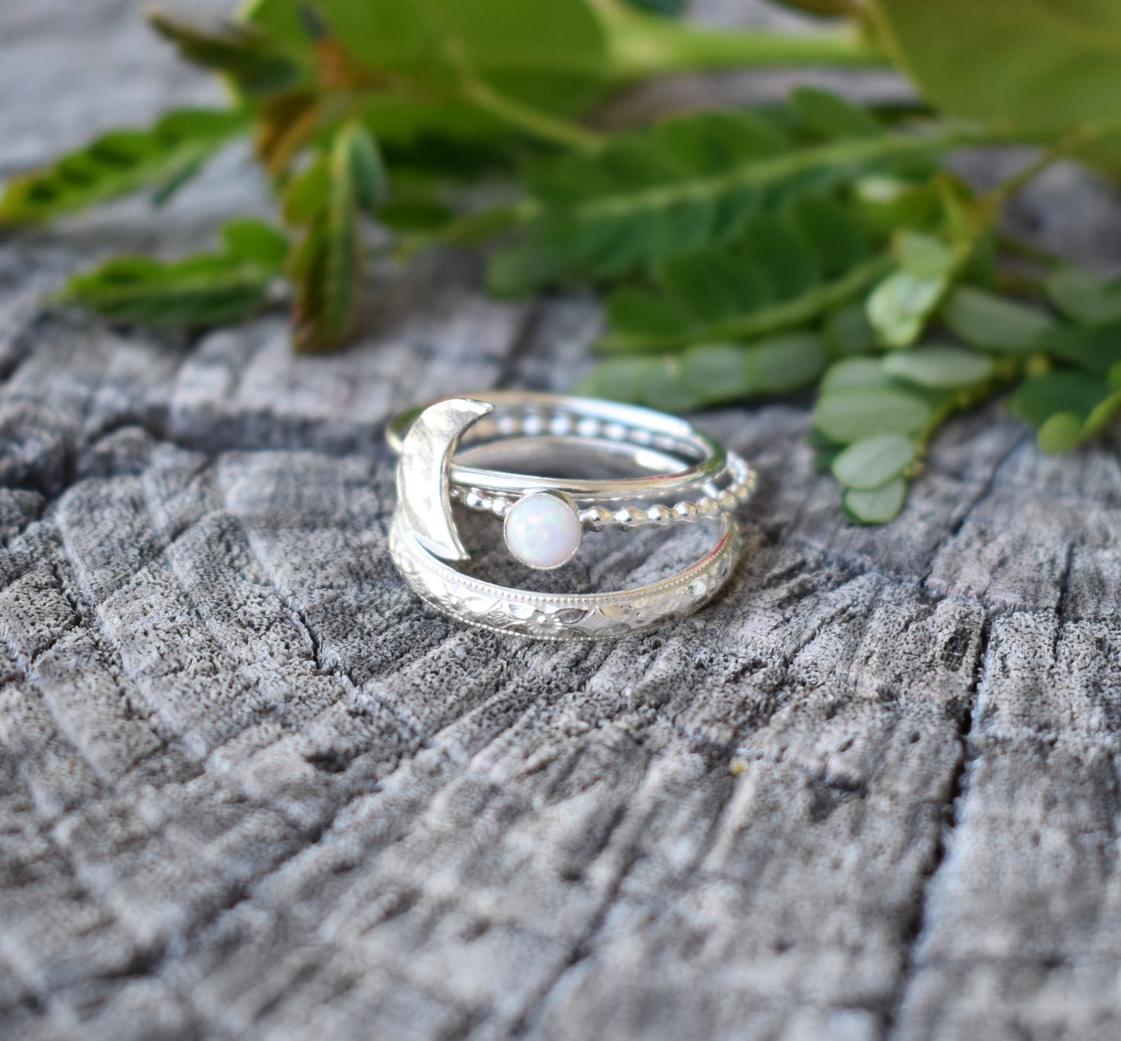 Moon Ring Crescent Moon Ring Moon Phase Ring Moon Phases - Etsy