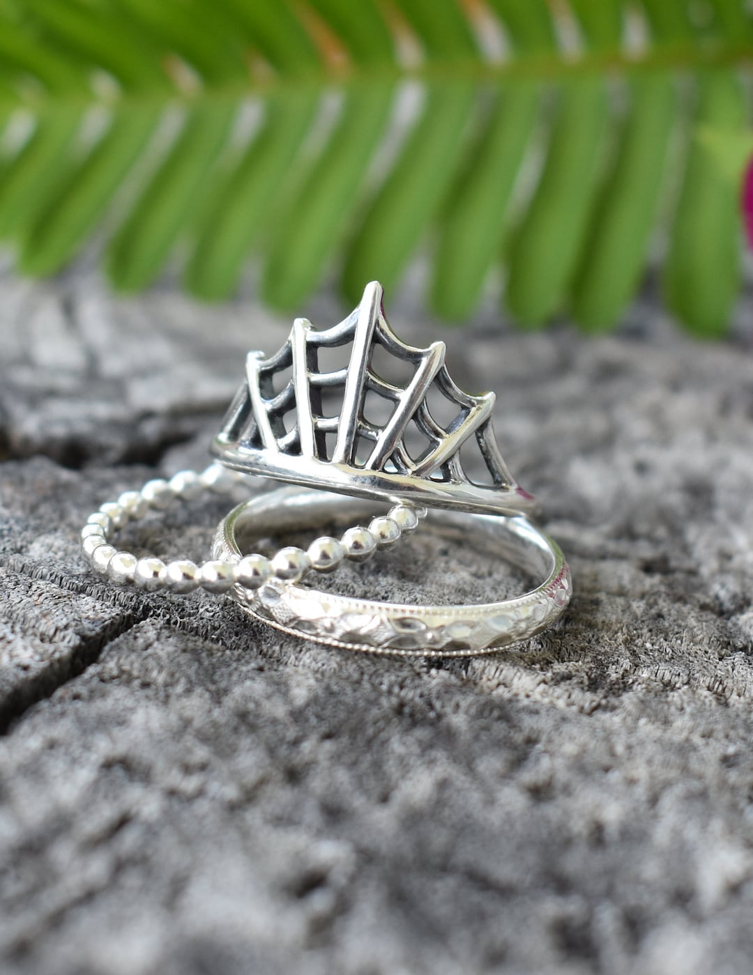 Spiderweb Ring, Web Ring, Sterling Silver Web, Spiderweb, Gothic ...