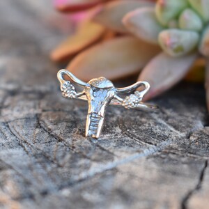 Uterus Ring, Female Anatomy, Feminist Ring, Feminist Jewelry, Womens ...