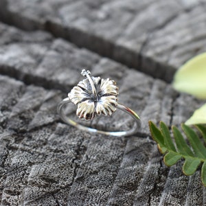 Hibiscus Ring, Hibiscus Flower Ring, Tropical Ring, Plant Lover, Plant ...
