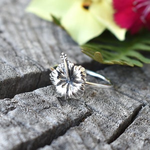 Hibiscus Ring, Hibiscus Flower Ring, Tropical Ring, Plant Lover, Plant ...