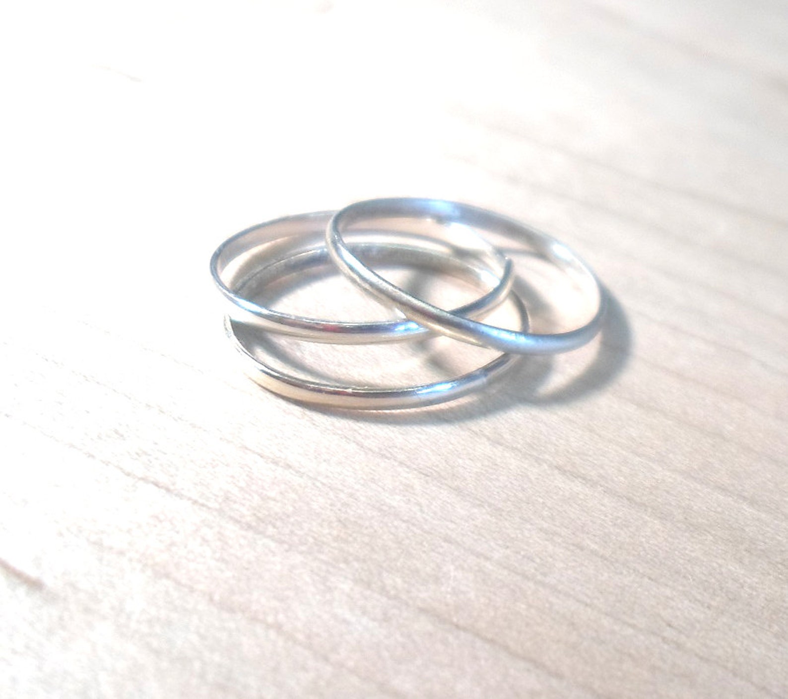 Silver Stacking Rings, Silver Rings, Sterling Rings, Stack Set ...