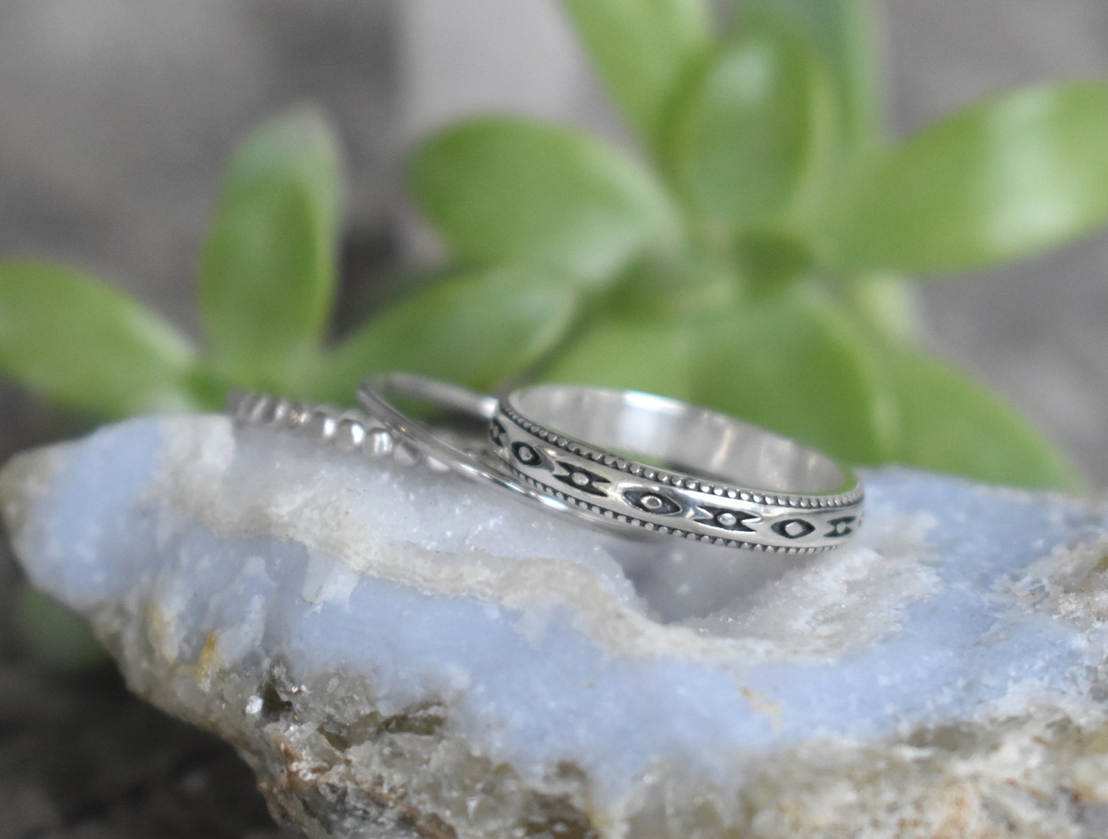 Aztec Rings Southwestern Rings Tribal Rings Sterling Silver - Etsy