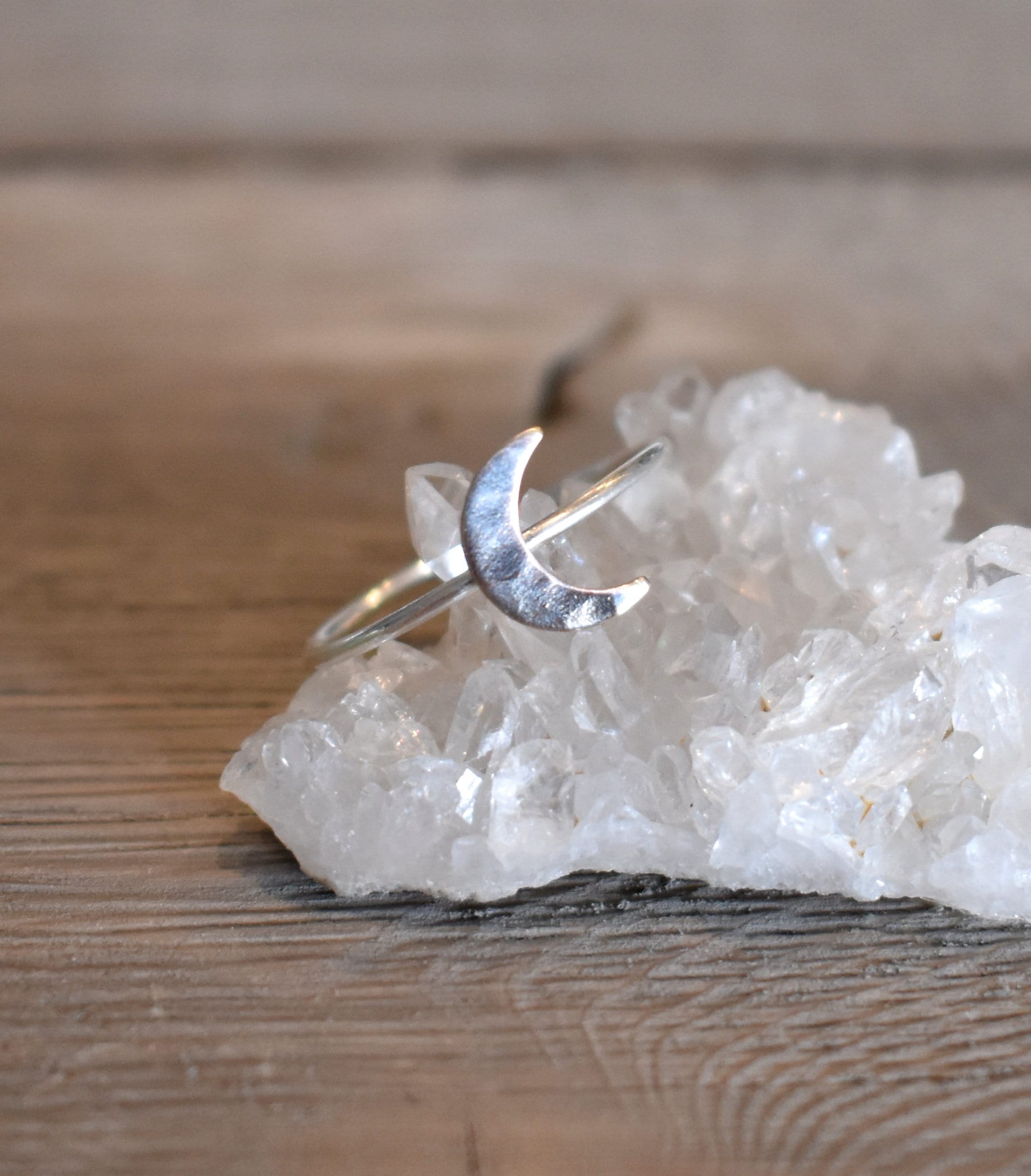 Moon Ring Crescent Moon Ring Moon Phase Ring Moon Phases | Etsy