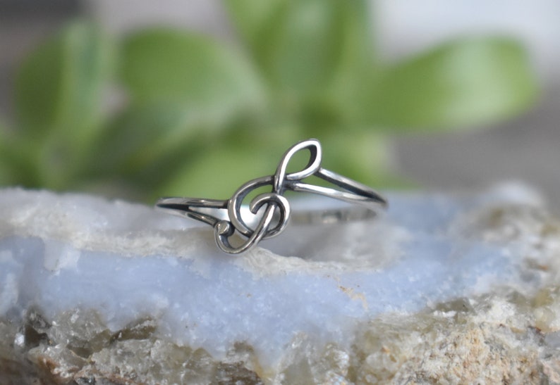Treble Clef Ring, Music Ring, Singer Ring, Song Writer Ring, Musician ...