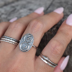 Infinity Snake Ring, Ouroboros Ring, Sterling Silver Snake, Silver ...