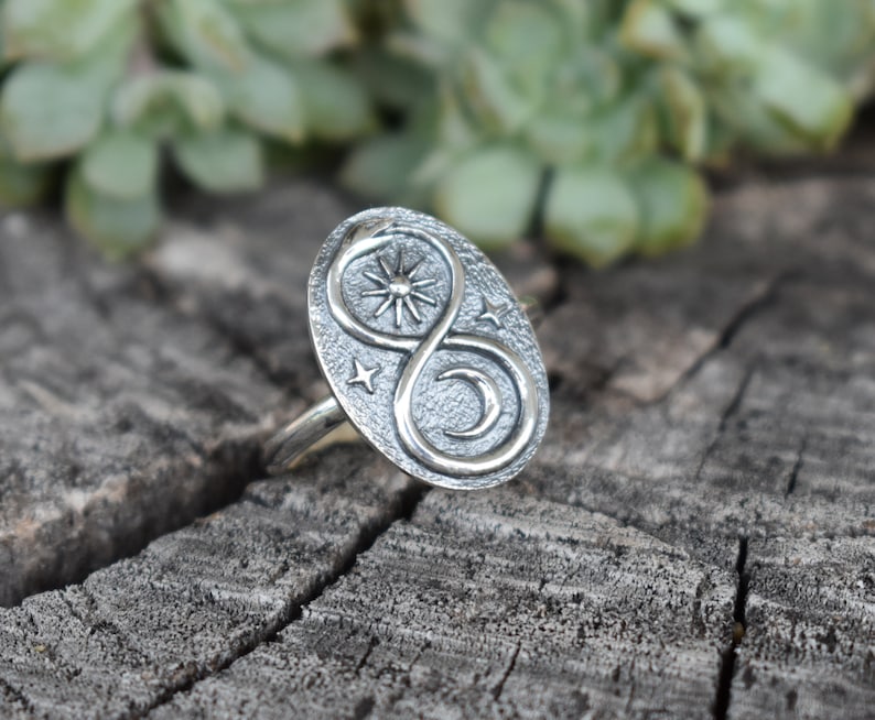 Infinity Snake Ring Ouroboros Ring Sterling Silver Snake - Etsy