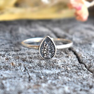 Tree Ring, Forest Ring, Pine Tree Ring, Forest Dweller, Forest Jewelry ...