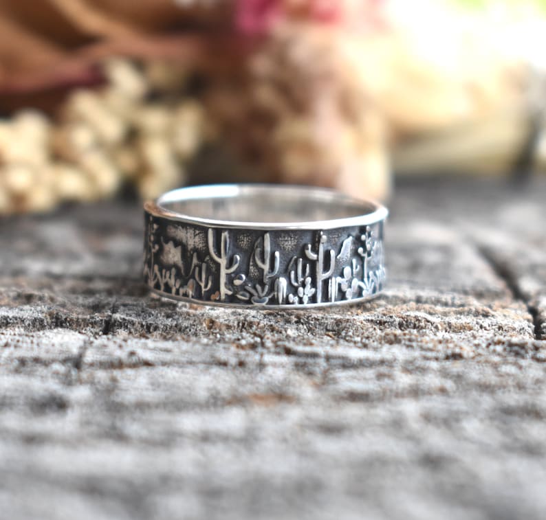 Cactus Ring, Saguaro Ring, Desert Ring, Desert Scape, Landscape ...