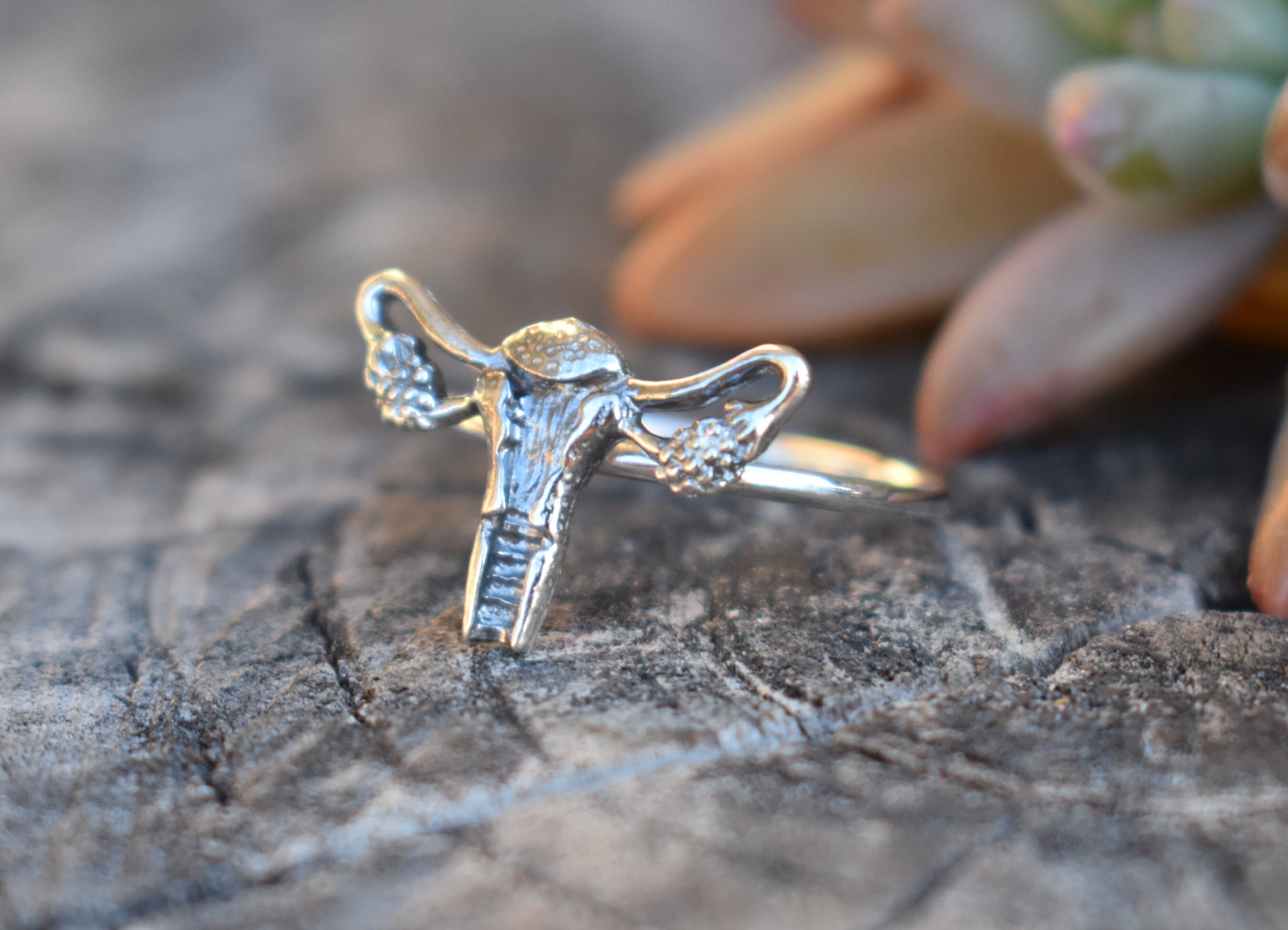 Uterus Ring Female Anatomy Feminist Ring Feminist Jewelry | Etsy