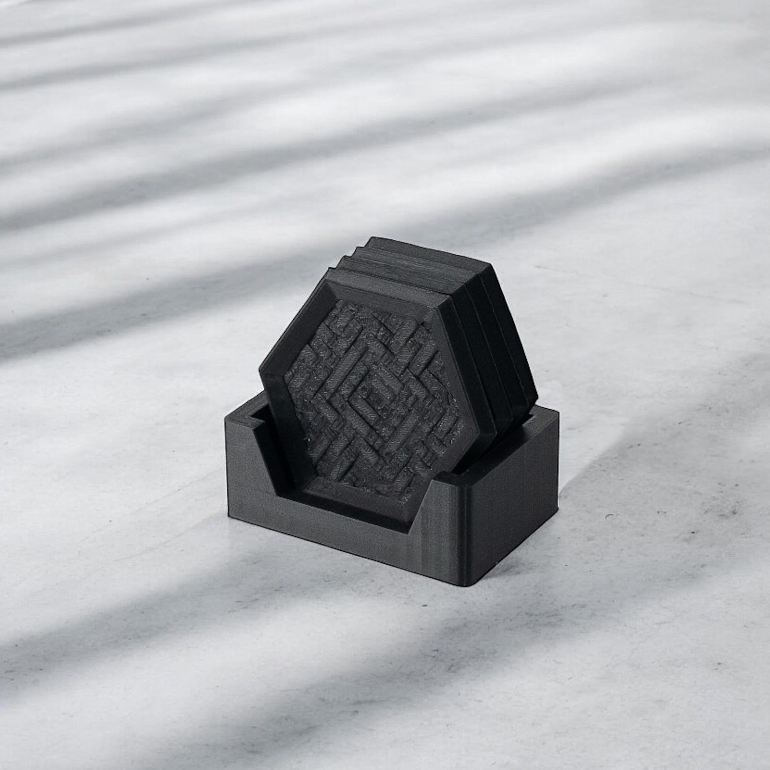 Thai Woven Pattern Coaster Set – 3D Printed From Upcycled Plastic | Eco ...