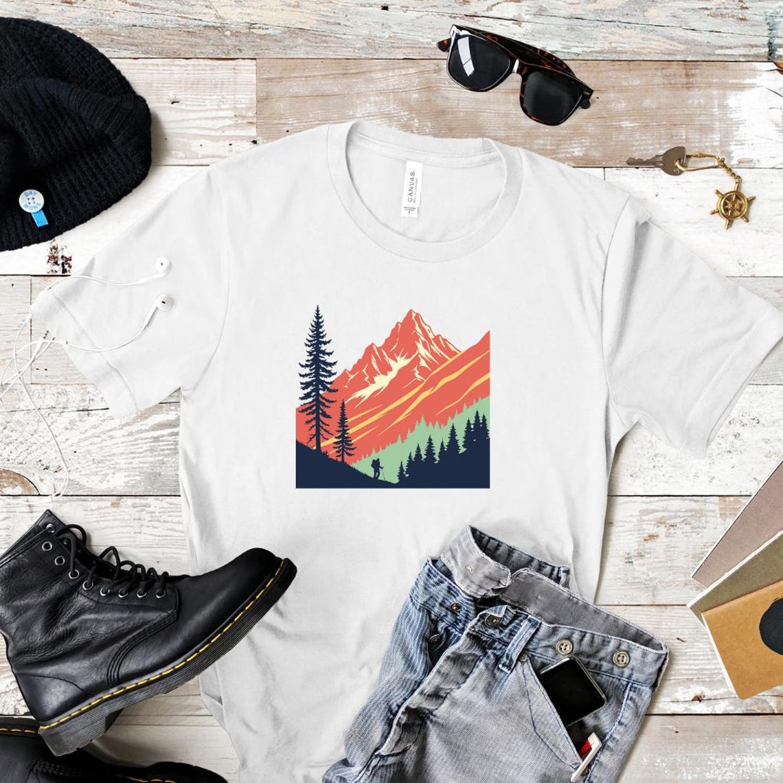 Mountain SVG Bundle: 20 Nature & Outdoor Designs (digital Download) - Etsy