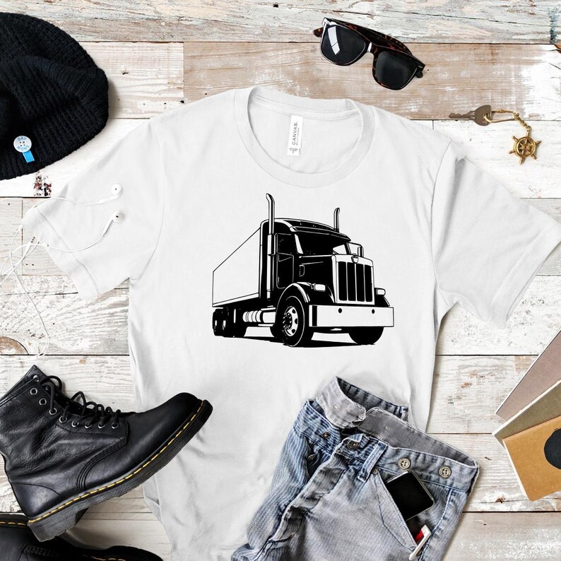 Truck SVG Bundle, Semitrailer SVG, Big Rig Svg, Trucker Svg, Tractor ...