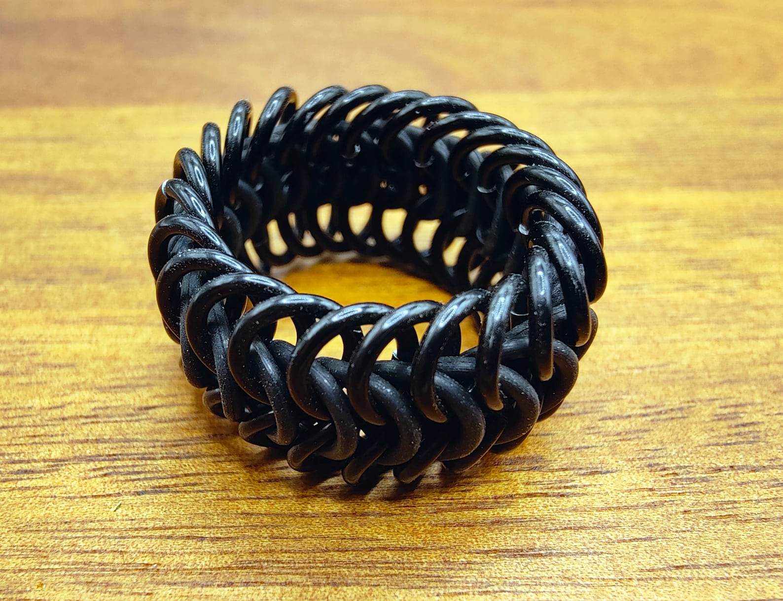 Stretchy Chainmaille Rings in Your Choice of Colors - Etsy