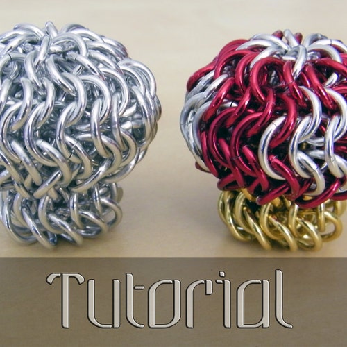 Chainmaille Tutorial for Helm Orb PDF Instructions Only | Etsy