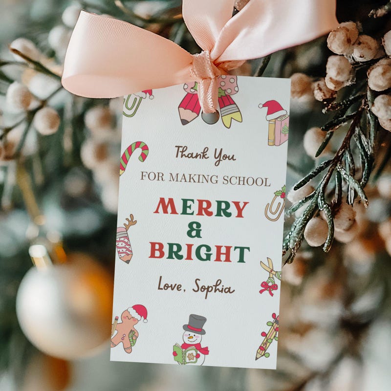 Xmas Tags for Goodies - Etsy