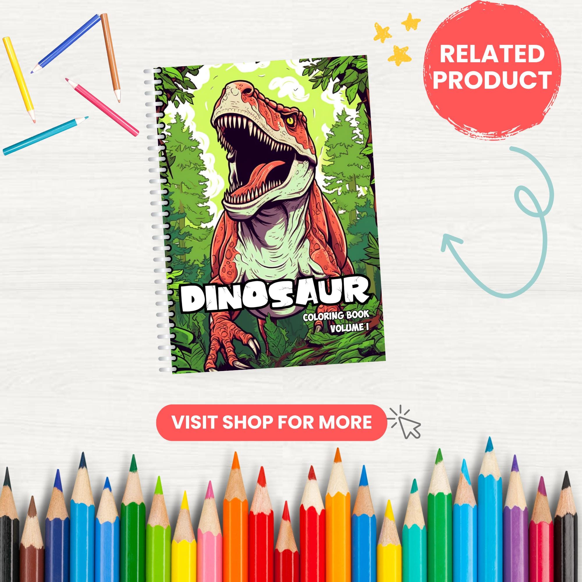 Editable Dinosaur Birthday Coloring Placemat, Printable Birthday Party ...