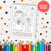 Personalized Wedding Coloring Placemat for Kids, Editable Placemat ...