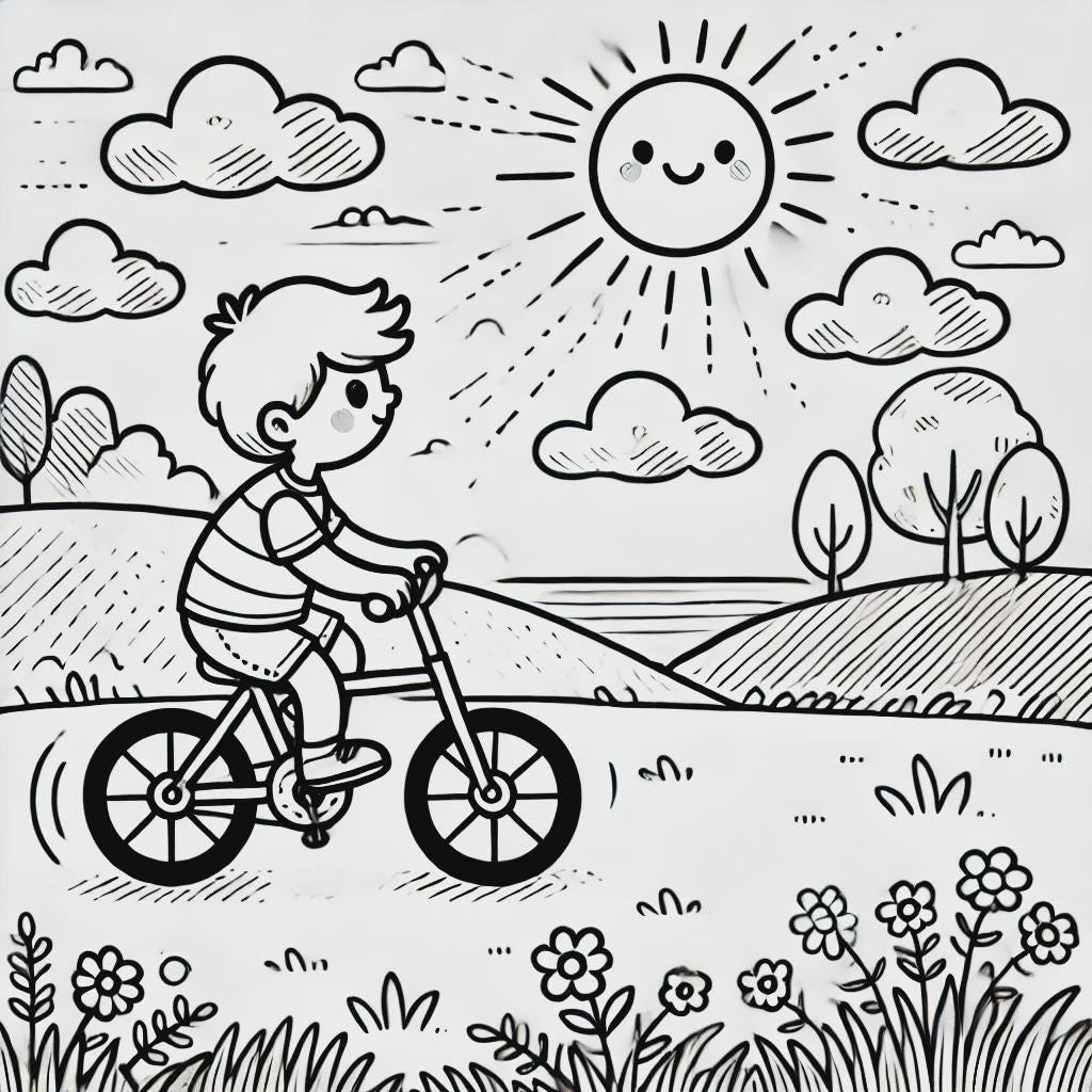 Exciting Summer Coloring Pages Pack: 16 Printable A4 Sheets | Vacation ...