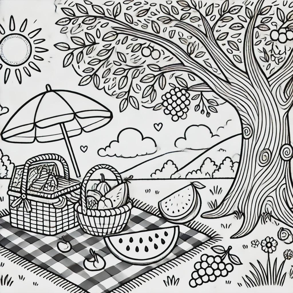 Exciting Summer Coloring Pages Pack: 16 Printable A4 Sheets | Vacation ...