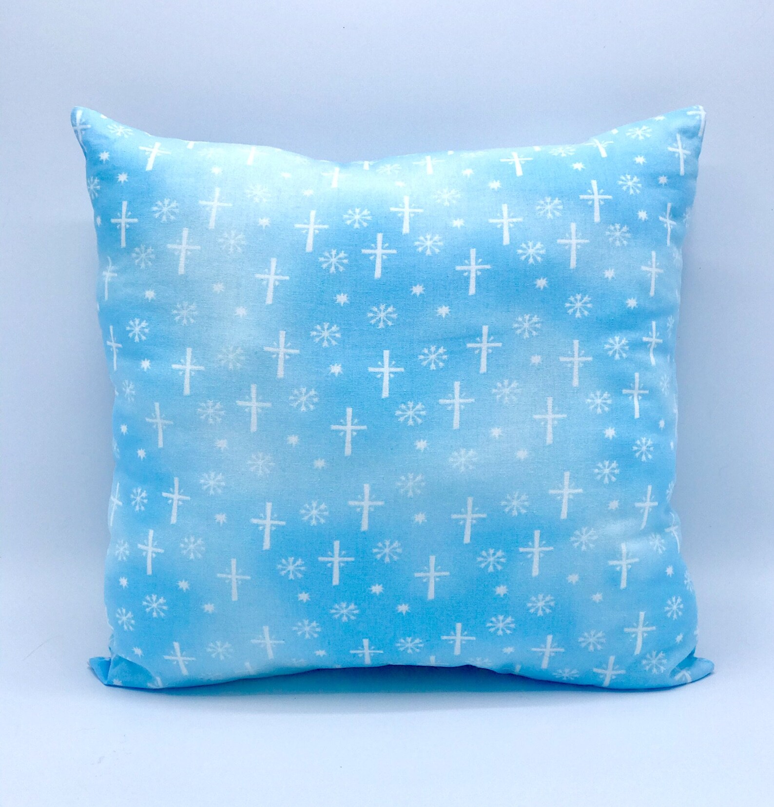 Christmas Cross Pillow / Religious Christmas Decor / - Etsy