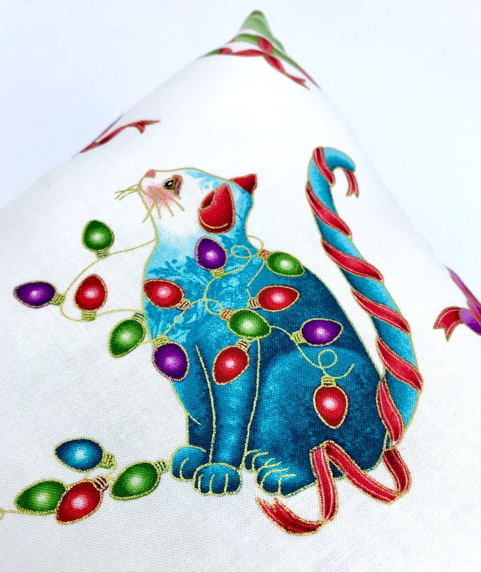 Christmas Cat Pillow / Cat Lover Gift / Holiday Decor / Cat - Etsy