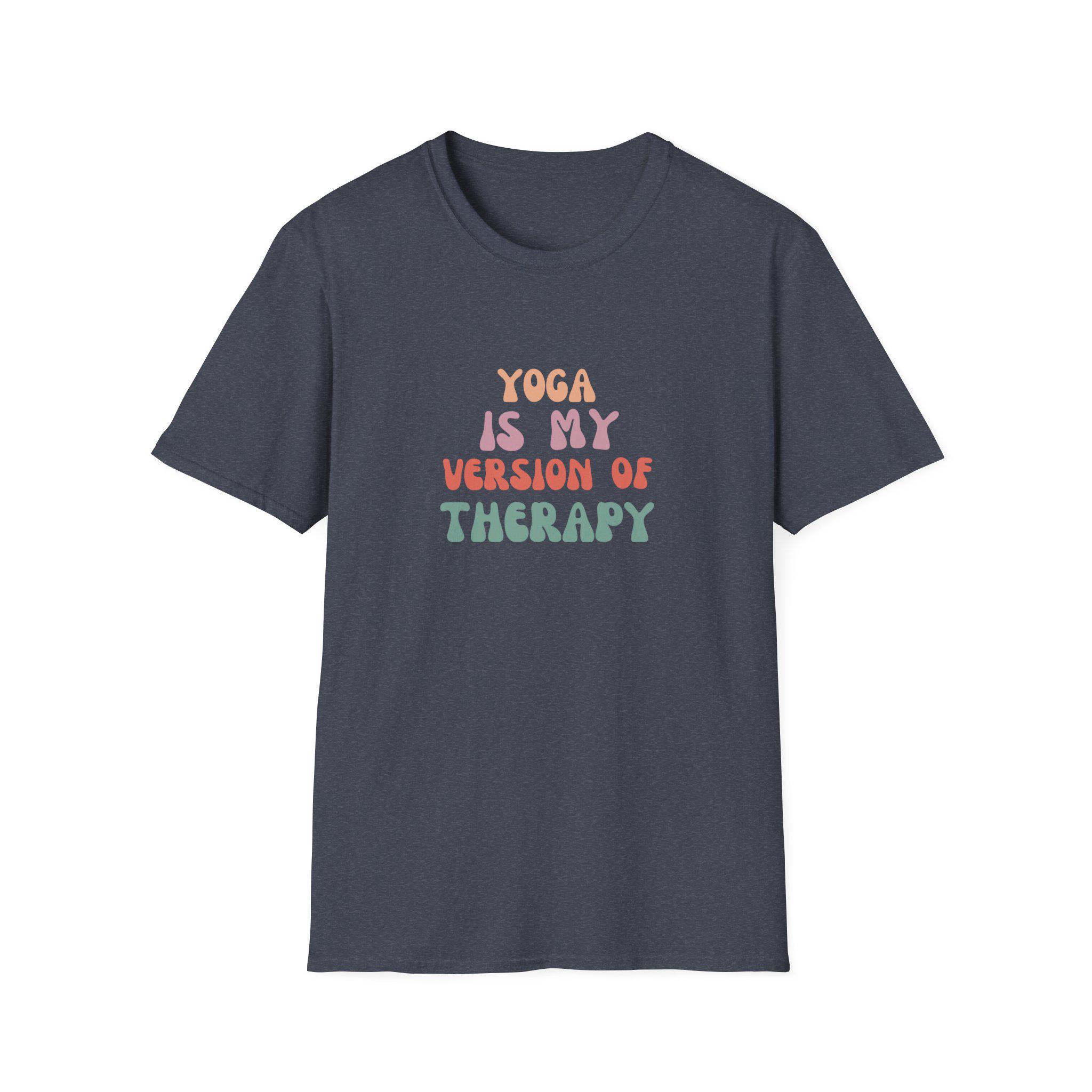 Yoga Therapy Unisex T-shirt, Relaxation Tee, Mindfulness Apparel, Gift ...