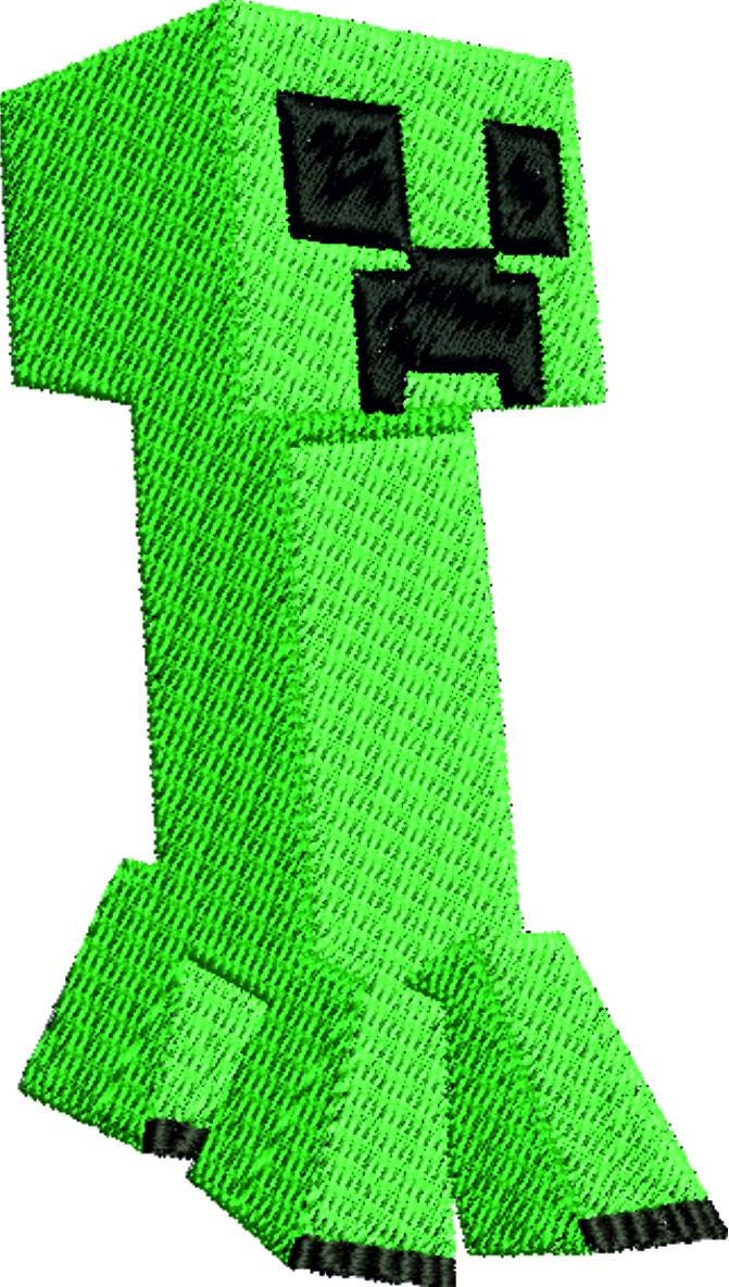 Minecraft Creeper Embroidery - Etsy