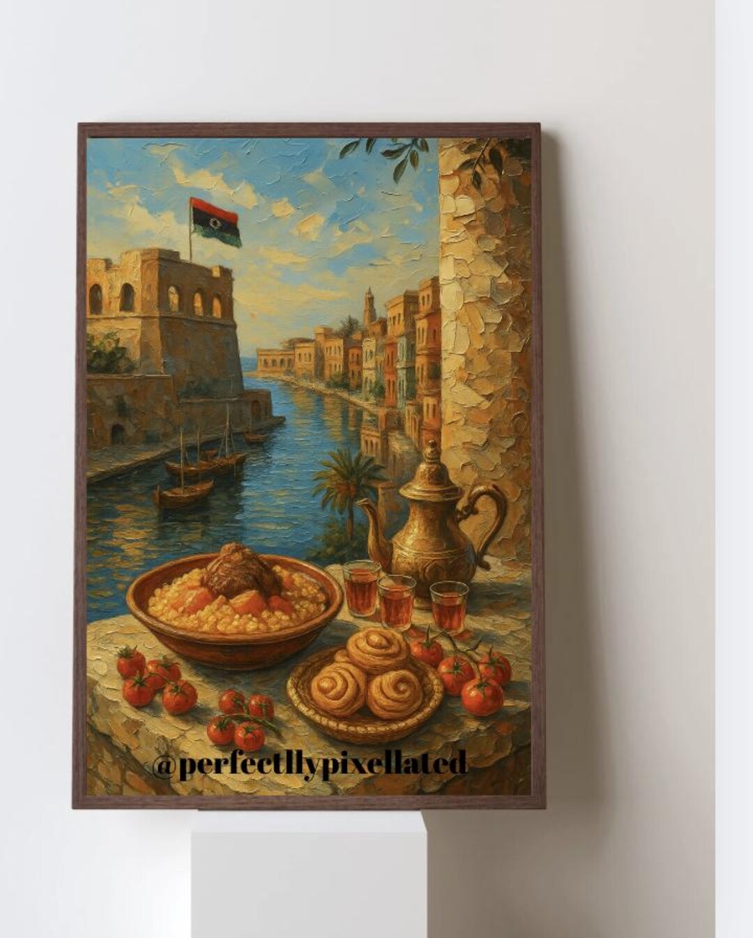 Libya Poster – Vintage Travel Wall Art | Tripoli, Benghazi, Ghadames ...