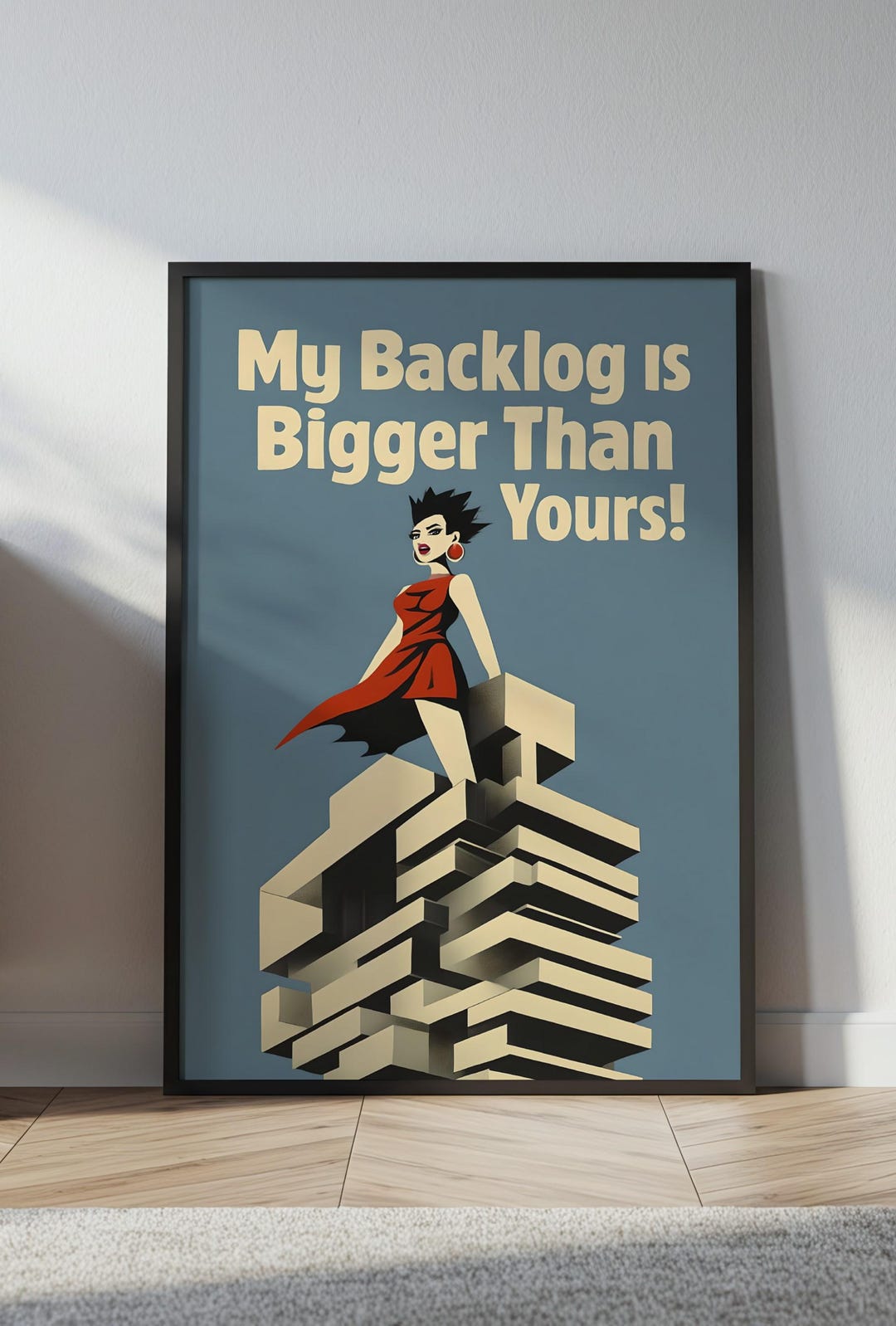 Funny Scrum Master Poster | Agile Project Management Wall Art ...