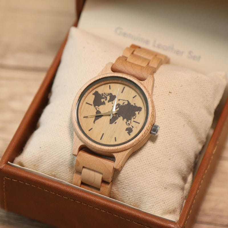 World Map Watch - Etsy