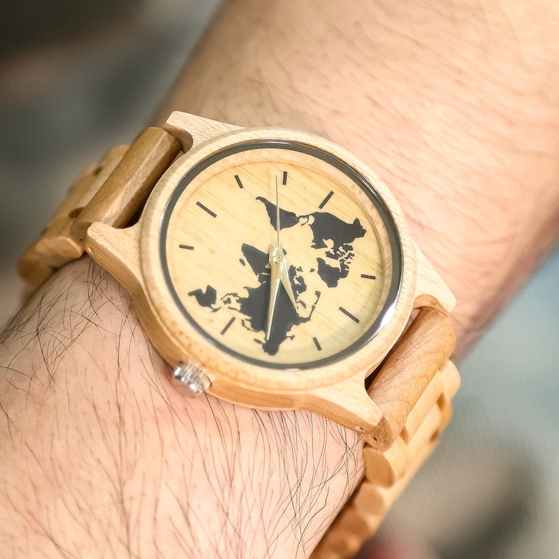 World Map Watch - Etsy