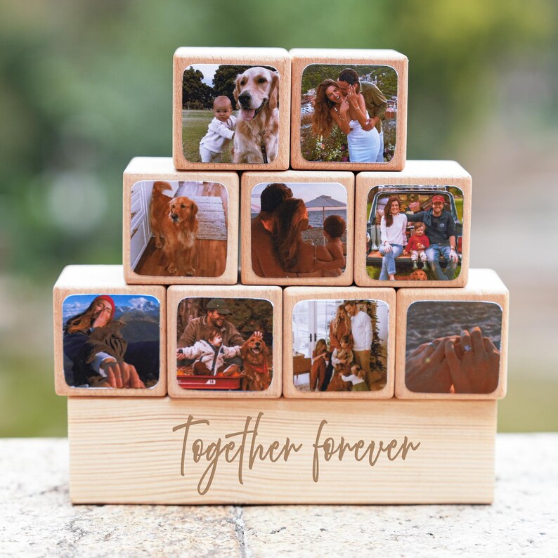 Personalized Wooden Photo Blocks,custom Picture Building Block,picture ...