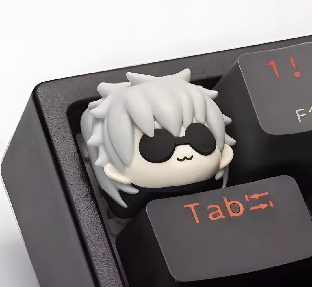 Satoru Gojo Jujutsu Kaisen Custom Keyboard Keycap - Etsy UK