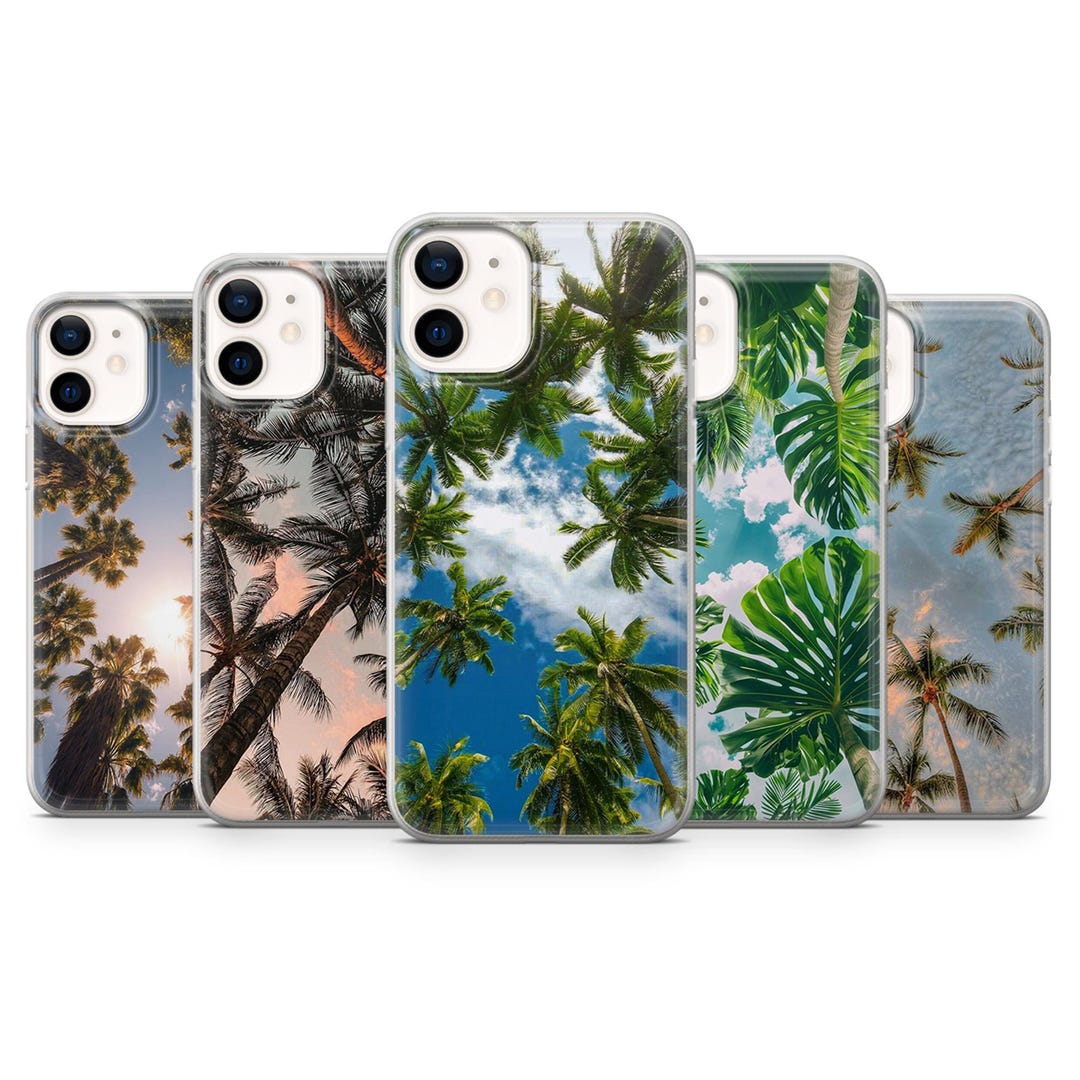 Palm Trees Phone Case Tropical Exotic Island Cover for iPhone 17, 16 ...