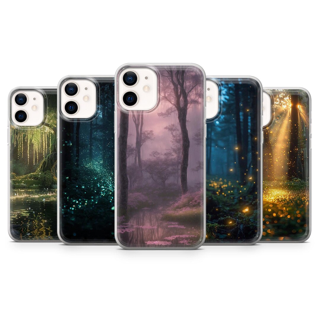 Fantasy Phone Case Forest Magical Enchanted Cover for iPhone 17, 16, 15 ...