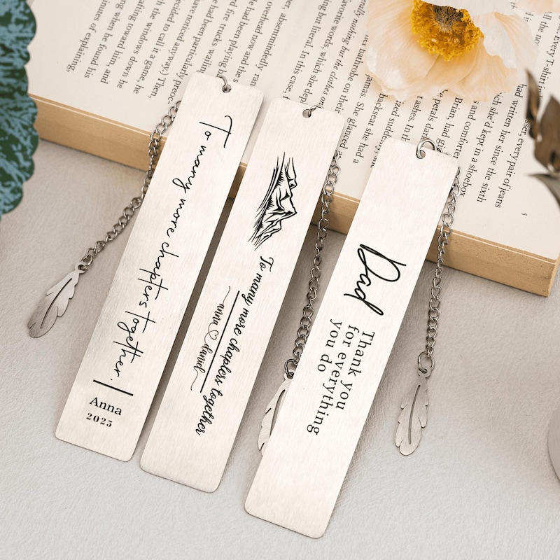 Metal Bookmarks - Etsy