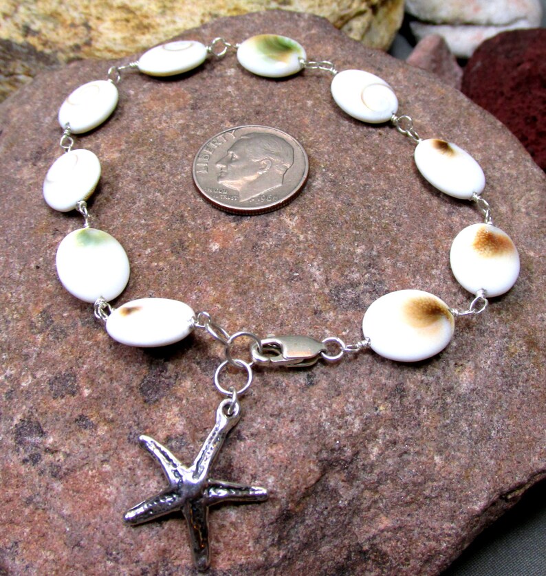 Spirits Eye Sea Shell With Star Fish in Sterling Silver - Etsy