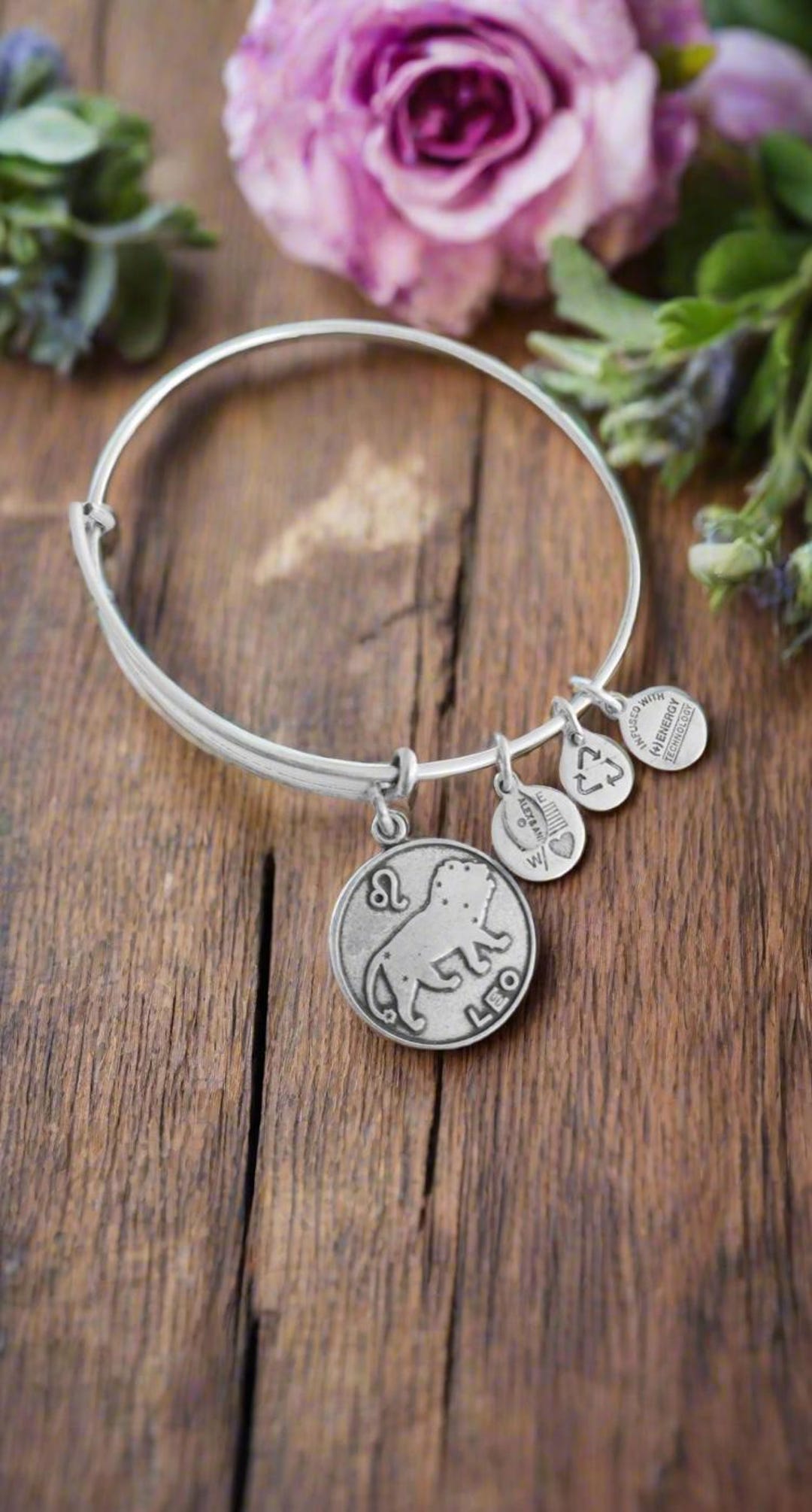 Alex and Ani - Leo Zodiac Sign (7/23-8/22) Charm Bangle Bracelet ...