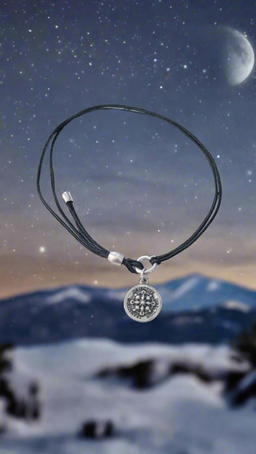 Alex and Ani - Compass Charm Kindred Pull Cord Bracelet - Etsy