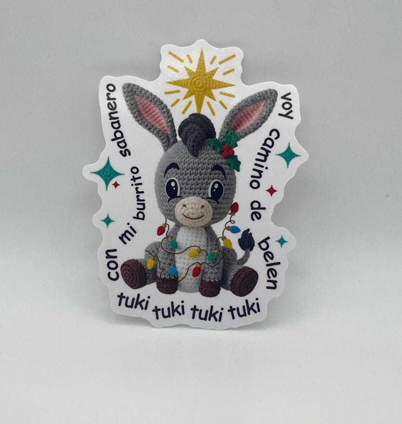 Mi Burrito Tuki Tuki Sticker - Etsy