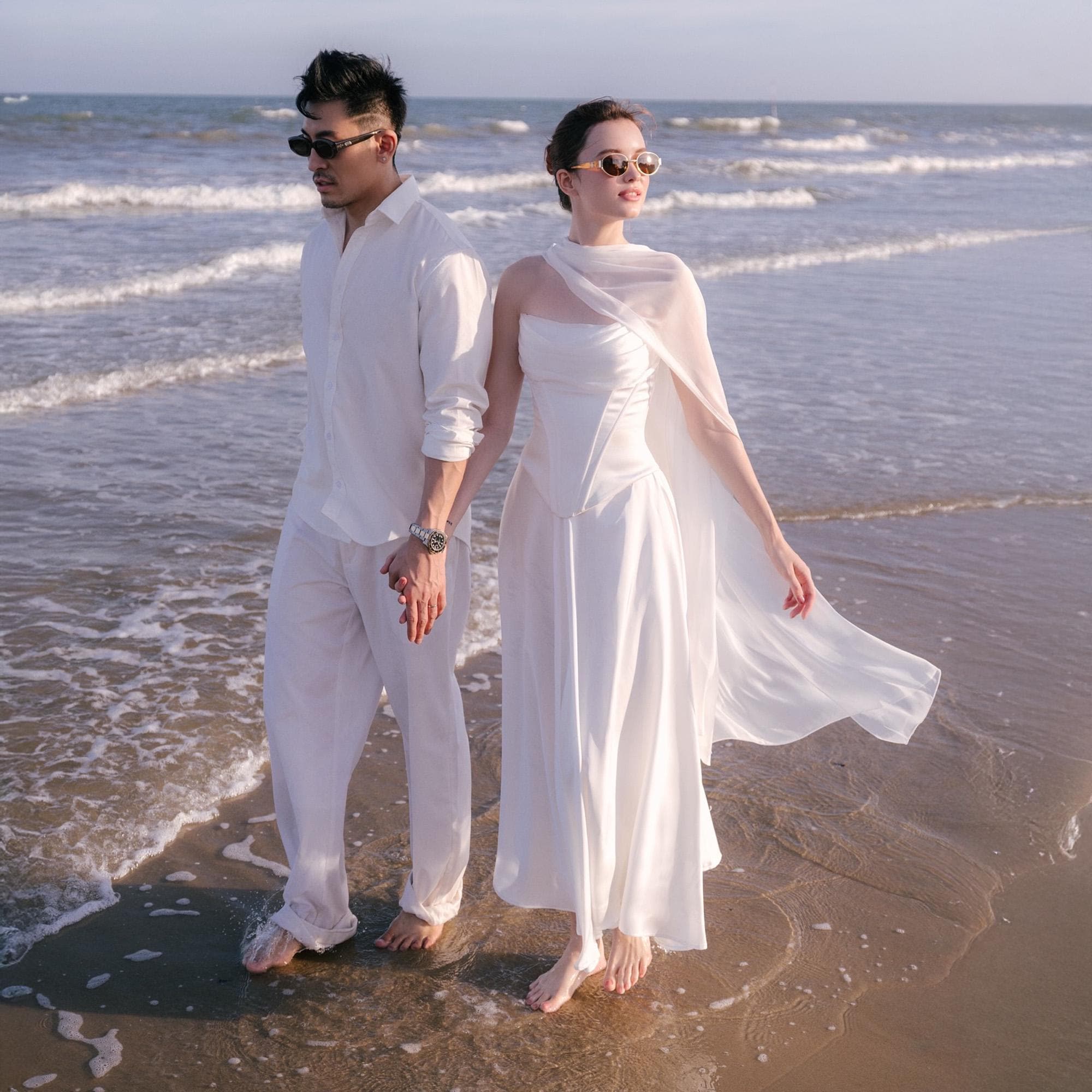 Red Knitted Dress Elegant Women's Knitted Two-Piece Wedding Dress Set ...