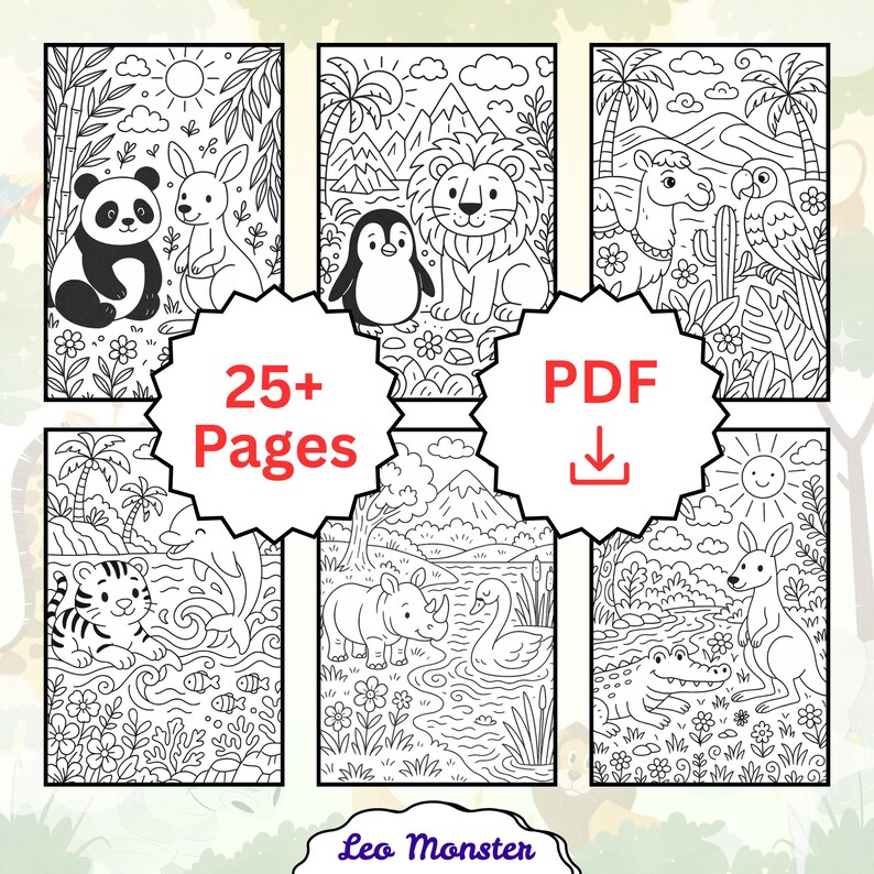 25+ World Animal Day Coloring Pages, Printable Animal Coloring Sheets ...
