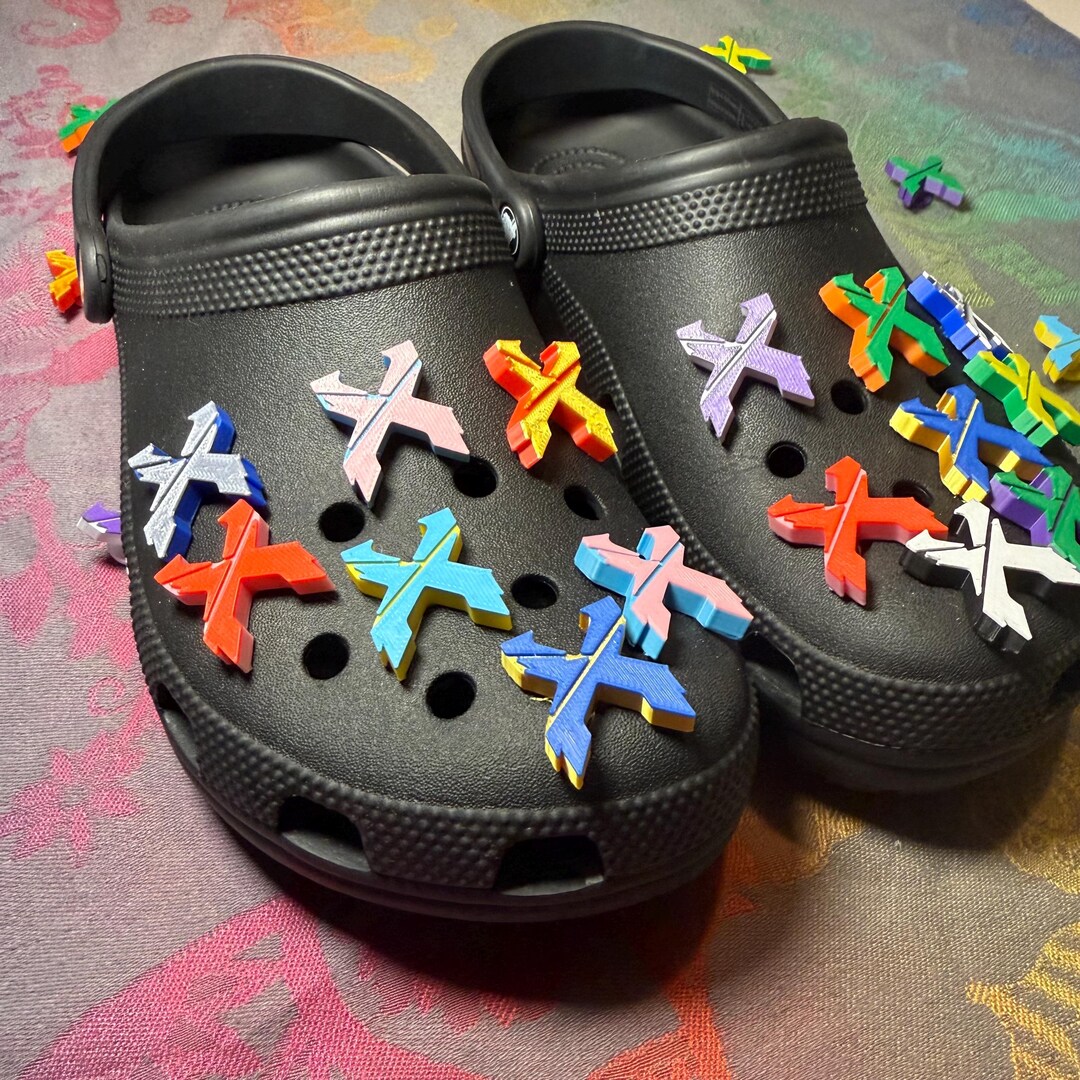 Custom X Clog Charms | Rave Shoe Accessories, Set of 2 - Etsy