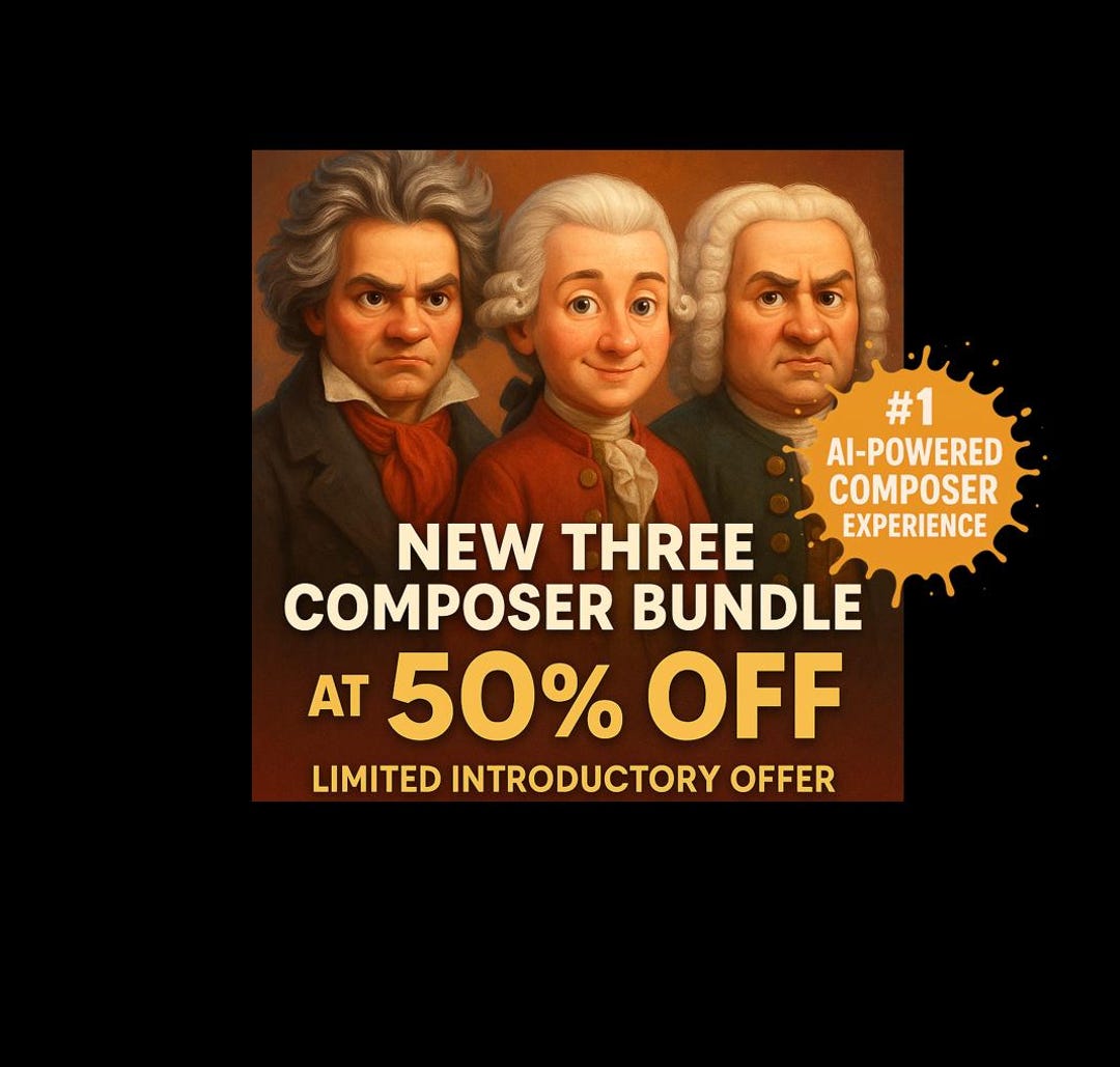 POPULAR! VIP Experience Bundle! 50% Discount - Beethoven Mozart Bach - Etsy