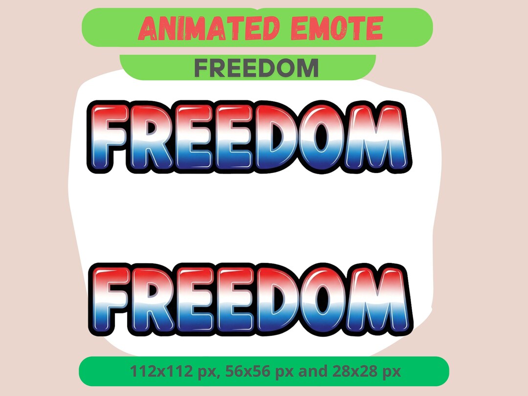 Charlie Kirk Animated Emote for Streamers, Freedom GIF for Kick ...