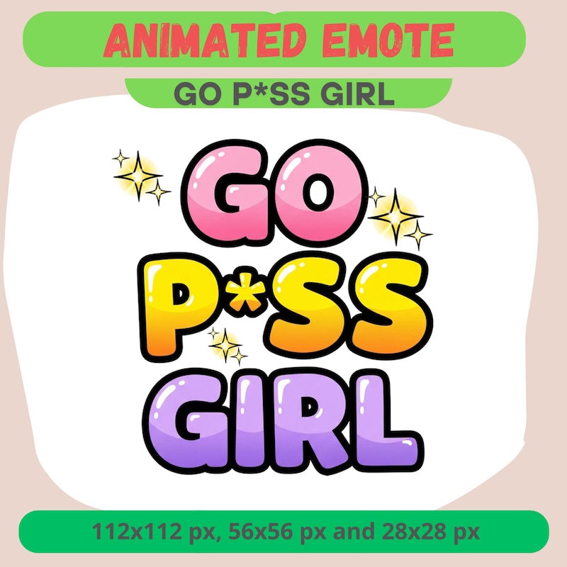 Discord Sticker Girl - Etsy